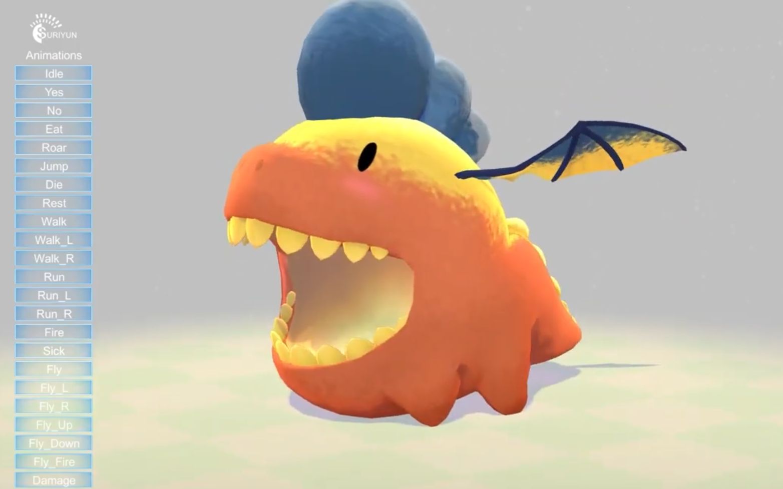 【U3D模型分享】Unity 模型 迷你小龙