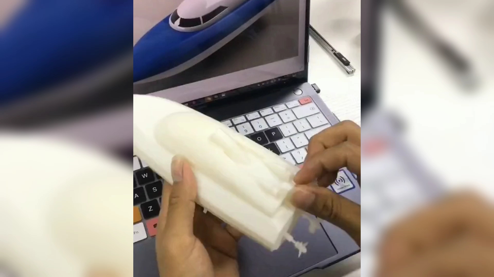 3D打印船模,从图到实物打印加工过程!