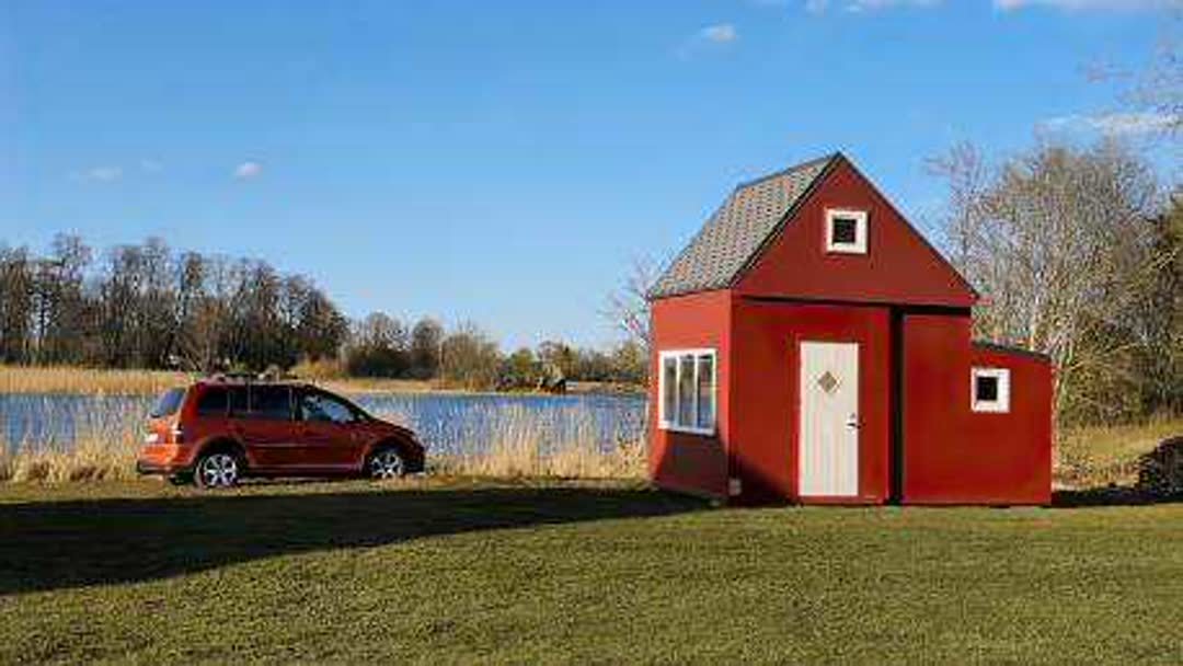 老外设计可折叠房,随时随地搬家,组装就像玩乐高!