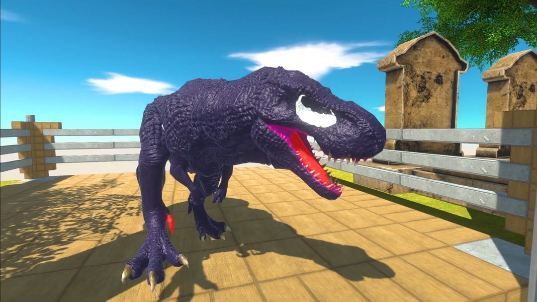 动物战争模拟器:霸王龙在森林大肆狩猎