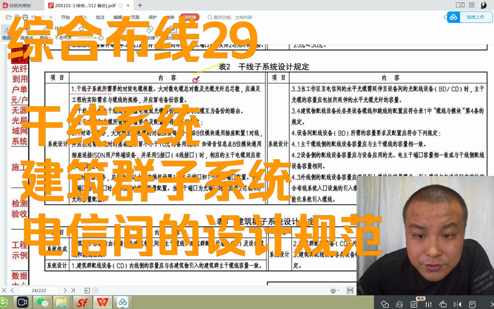综合布线干线系统和建筑群子系统和电信间的设计规范