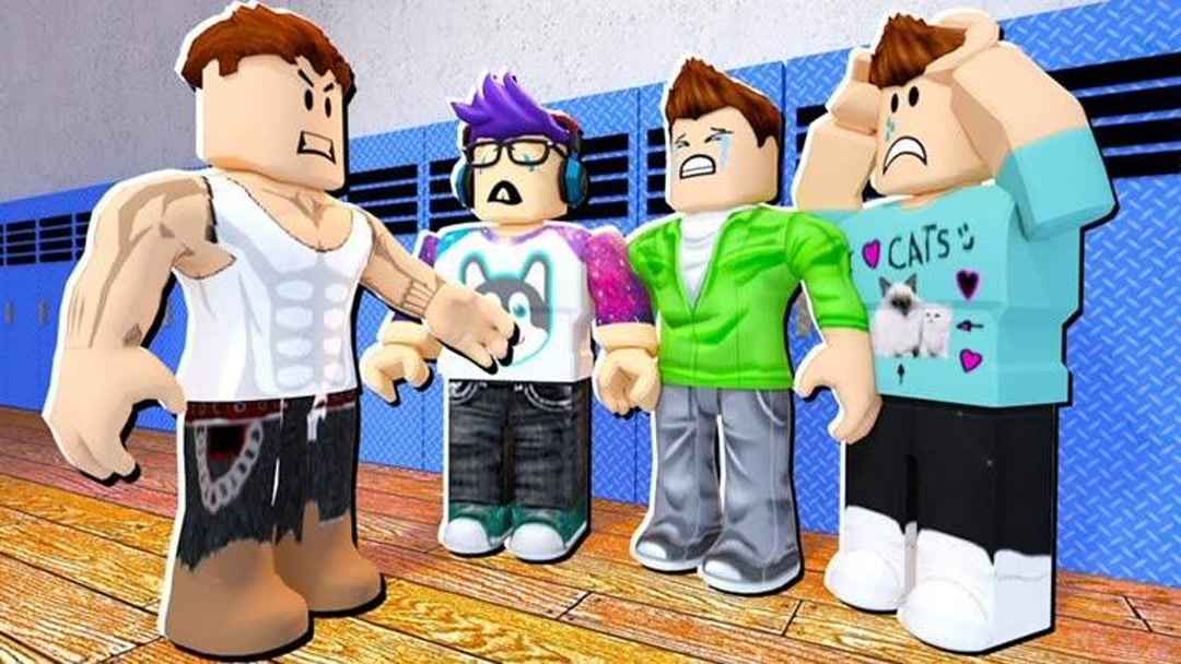 roblox学校模拟器:悲催小男孩!交朋友?