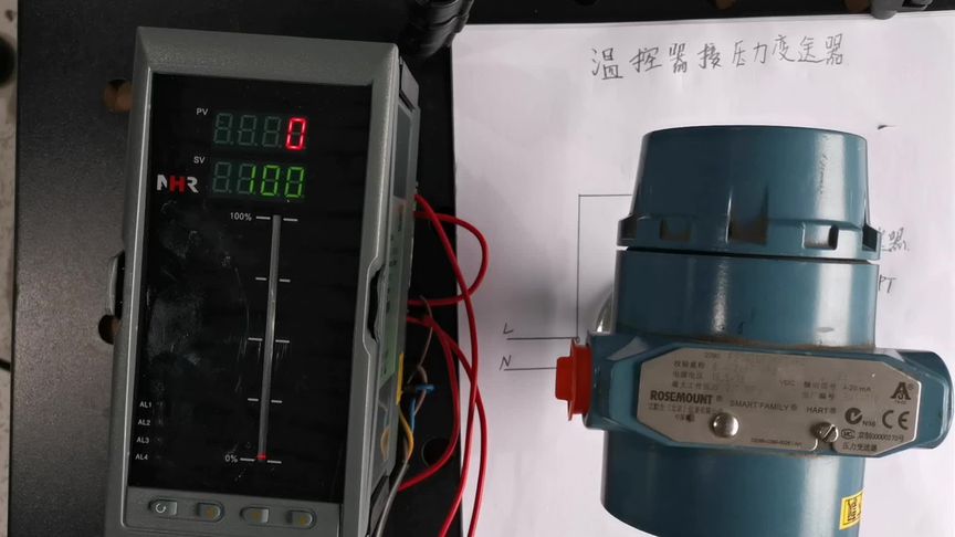 温控器和压力变送器接线和参数设置,轻松的接线个使用