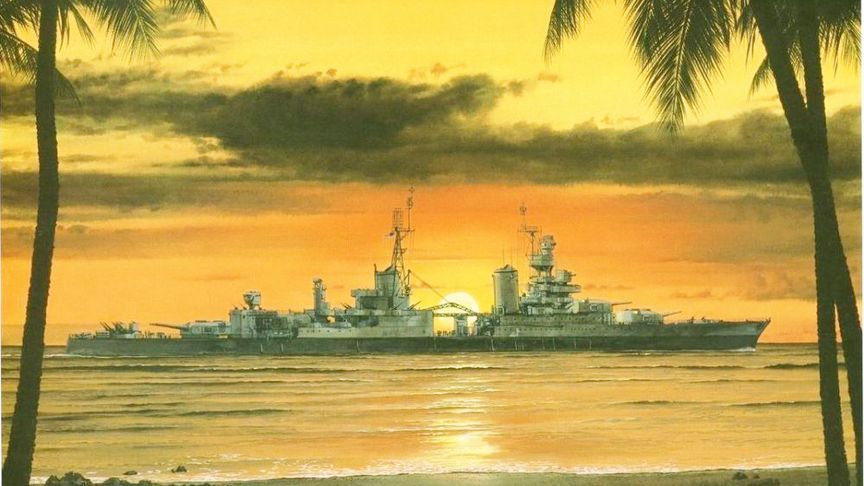 “印第安纳波利斯”号巡洋舰,二战期间被击沉的最后一艘大型军舰