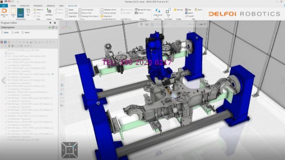 机器人离线编程软件Delfoi (芬兰)展示_09#机器人 #焊接机械手
