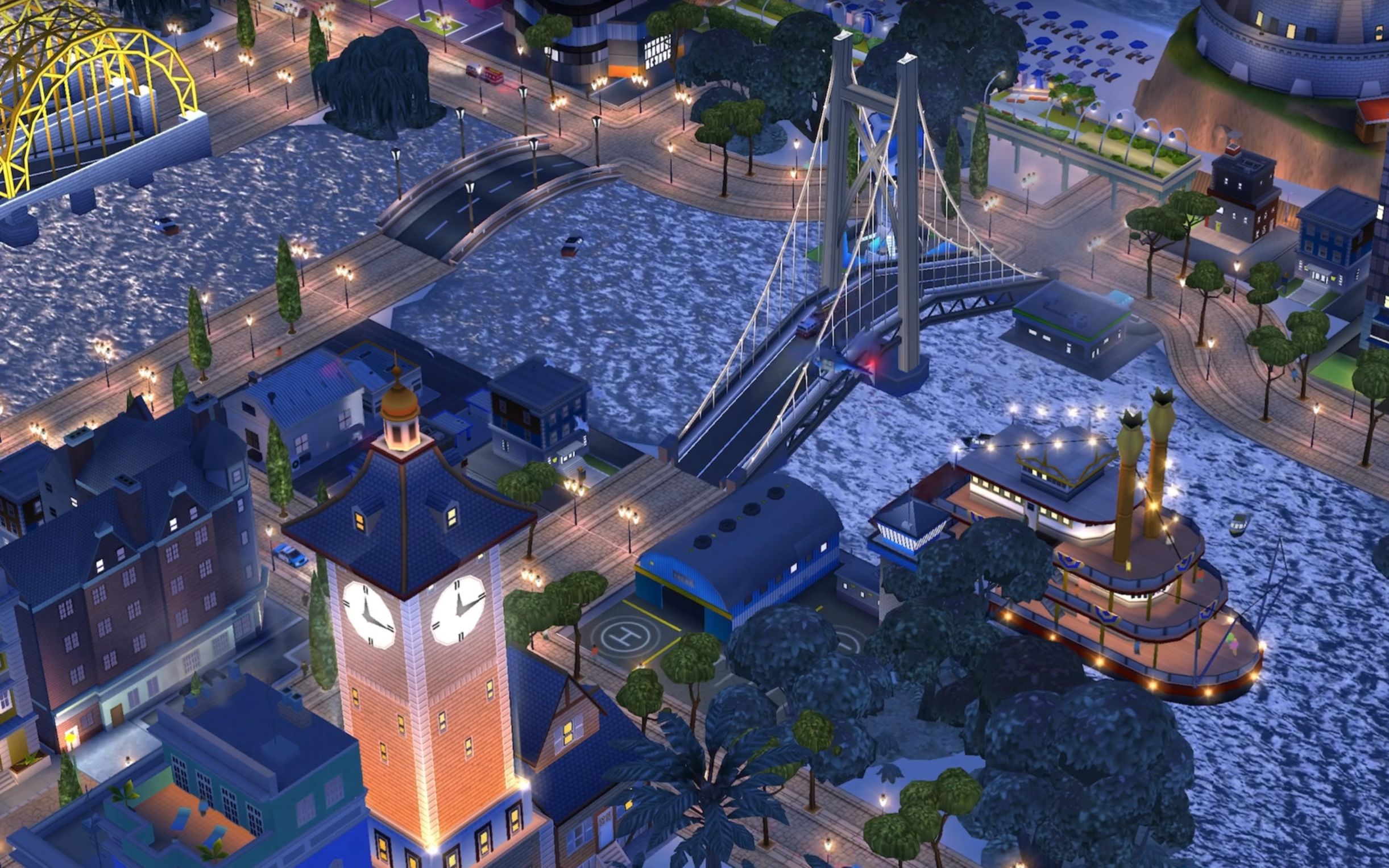 【万国汇/游戏视频】模拟城市的大湾区夜景 模拟城市最佳布局 模拟...