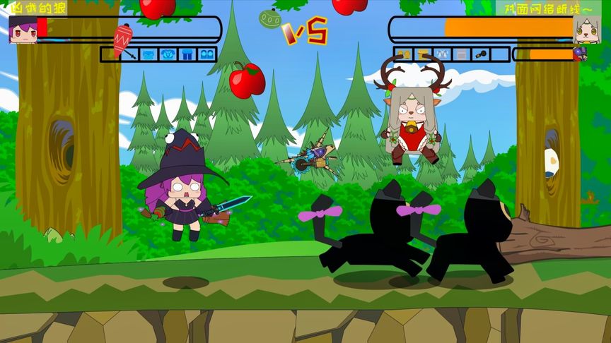 迷你世界格斗动画第584集:叮叮当天降苹果砸莉莉丝