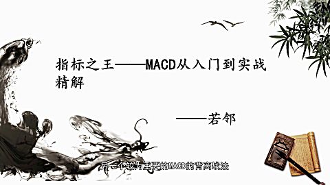 股票指标之王-MACD 第五节 MACD的背离战法 股票课程 MACD教程