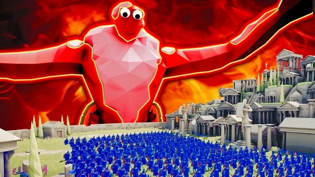 全面战争模拟器:冰霜巨人大战500人帝国军队太壮观了!