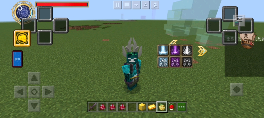 我的世界 海贼王黄金城黄金帝 德佐罗•泰佐罗 超人系金金果实能力演示