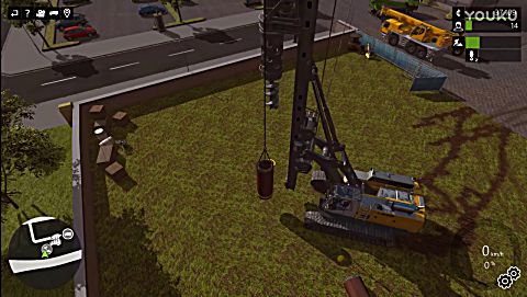 建筑模拟2015旋挖钻教程任务,学好新机械的使用,为造桥做准备