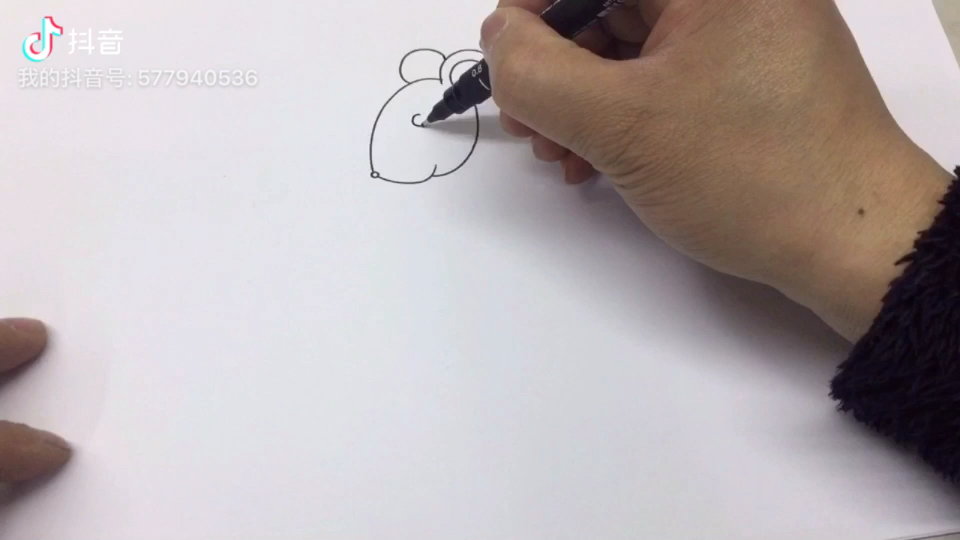 十二生肖 子鼠画法