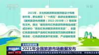 文化和旅游部:2021年全国旅游市场数据发布