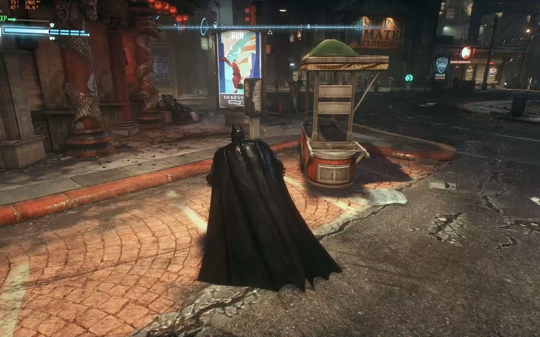 3080ti在蝙蝠侠阿卡姆骑士2k分辨率的帧数表现