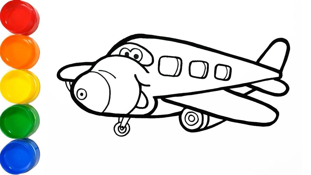 儿童简笔画:教你如何画飞机