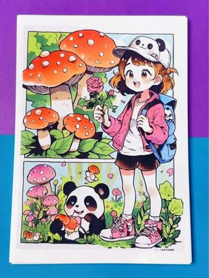 Q版分镜人物马克笔绘画,每一张都像童话般美好,30张作品温馨治愈,...