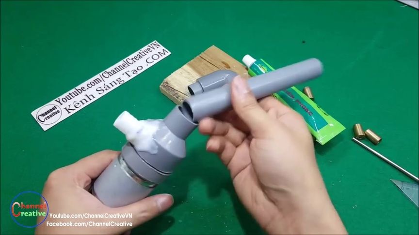 小哥用PVC管制作的抽水机!卵用没有系列