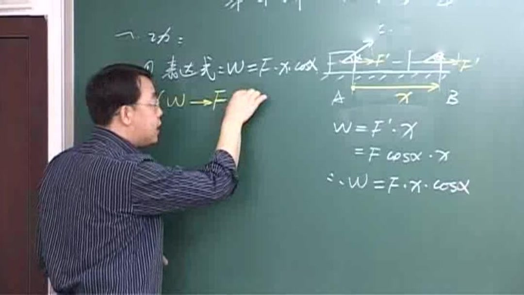 高中物理必修二视频 功和功率 上