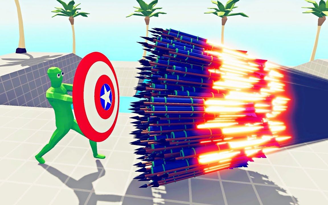 全面战争模拟器:奇葩模组,僵尸美国队长VS会闪避的神之兵种!