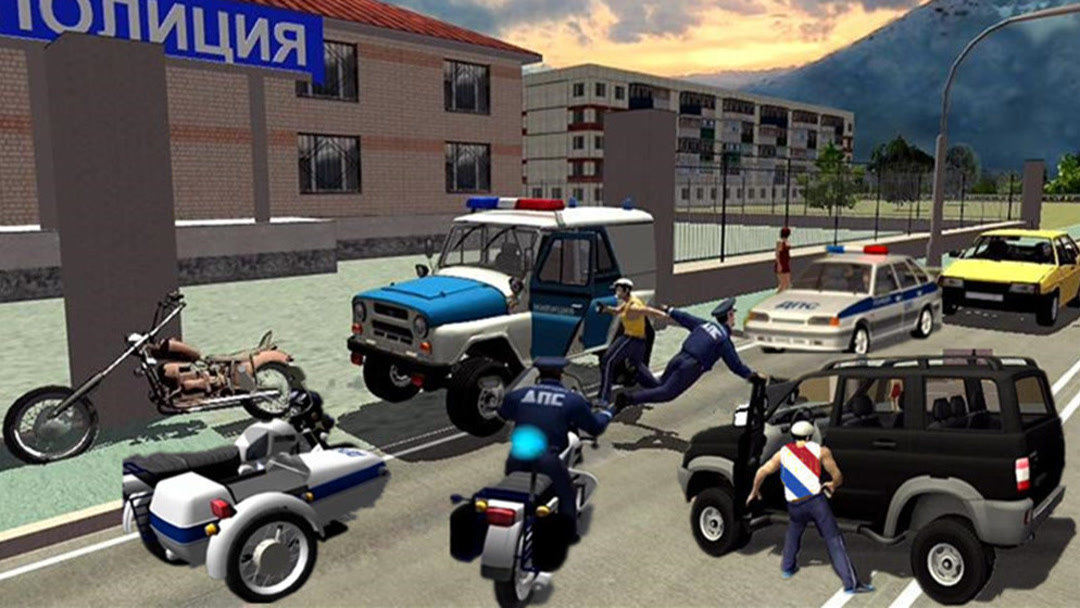 【永哥玩游戏】警察城市巡逻救援模拟器 警察驾驶警车追击罪犯