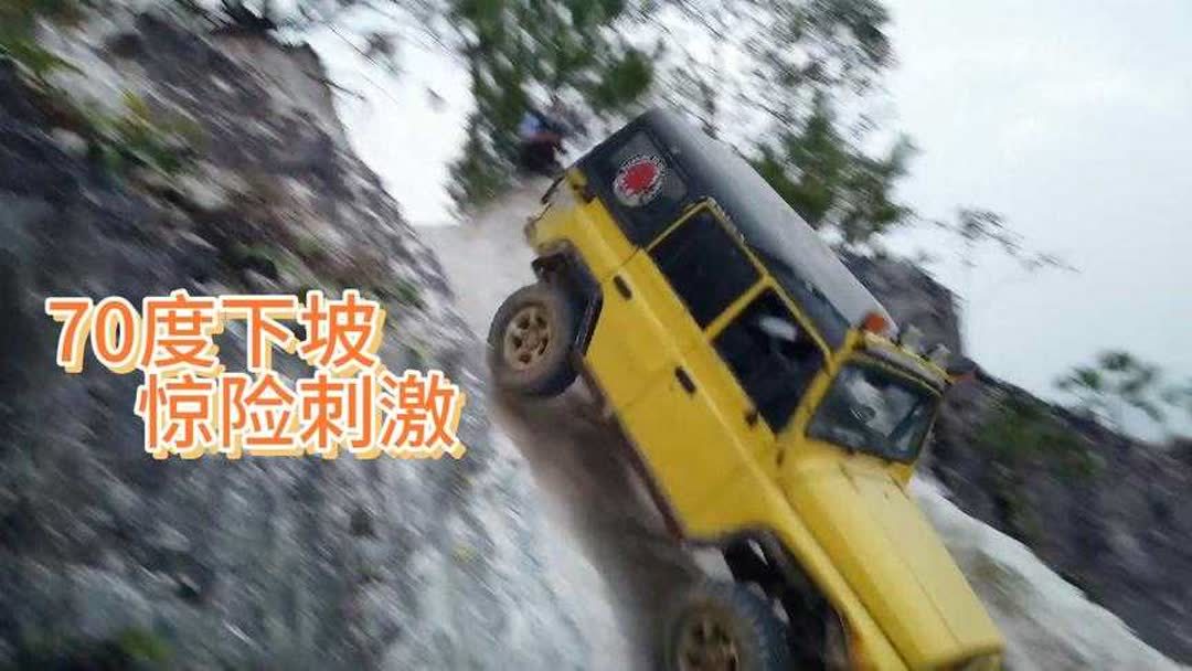 五十铃Dmax表现差劲,1.3吉姆尼硬冲干废后驱,车队回程惊险万分