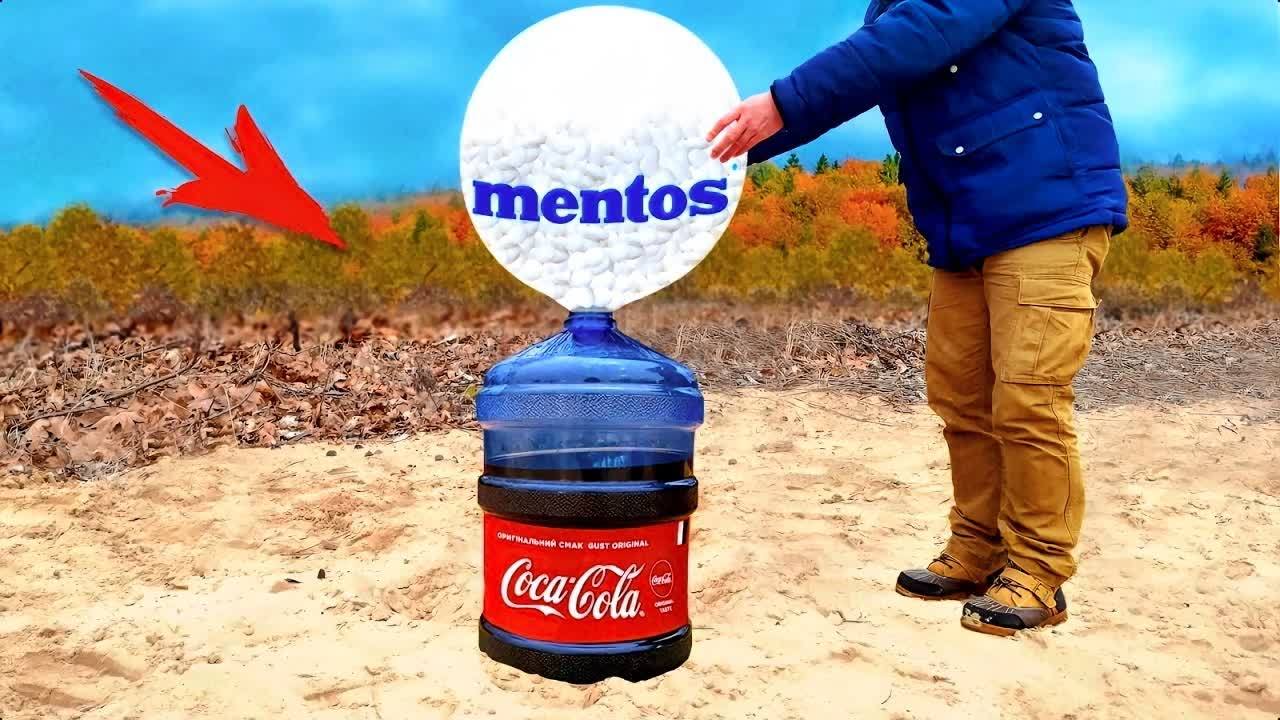 小梦实验室:可乐、百事VS曼妥思,发生了超级反应