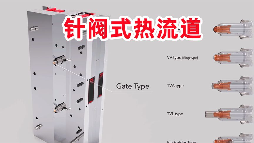针阀式热流道为什么贵,优点是水口料头非常漂亮,高档模具专用