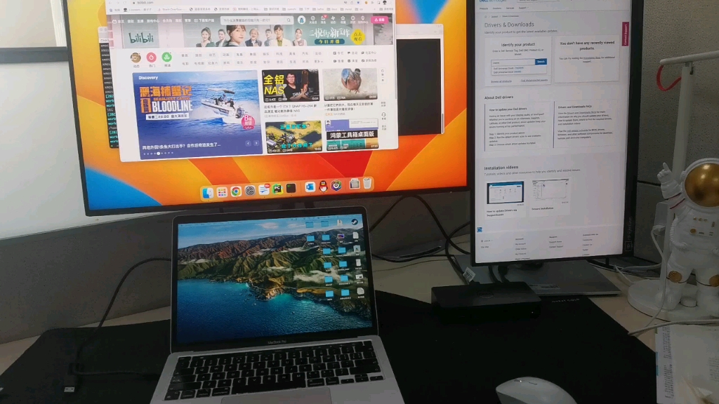 ...严选】戴尔D6000支持M1芯片MacBookPro外接两个1080P独立屏幕