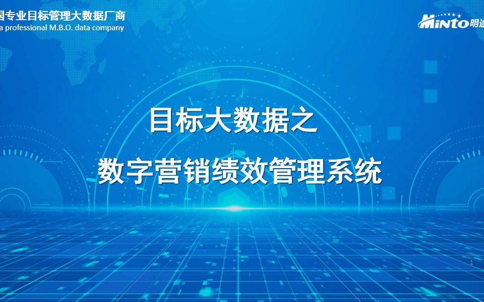 数字营销绩效管理系统