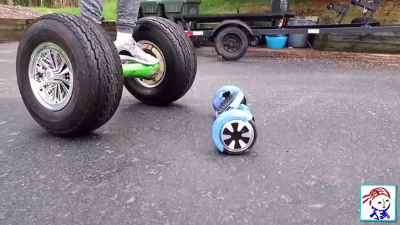 外国帅哥DIY 大脚智能电动平衡车 站在上面帅酷了,手工创造