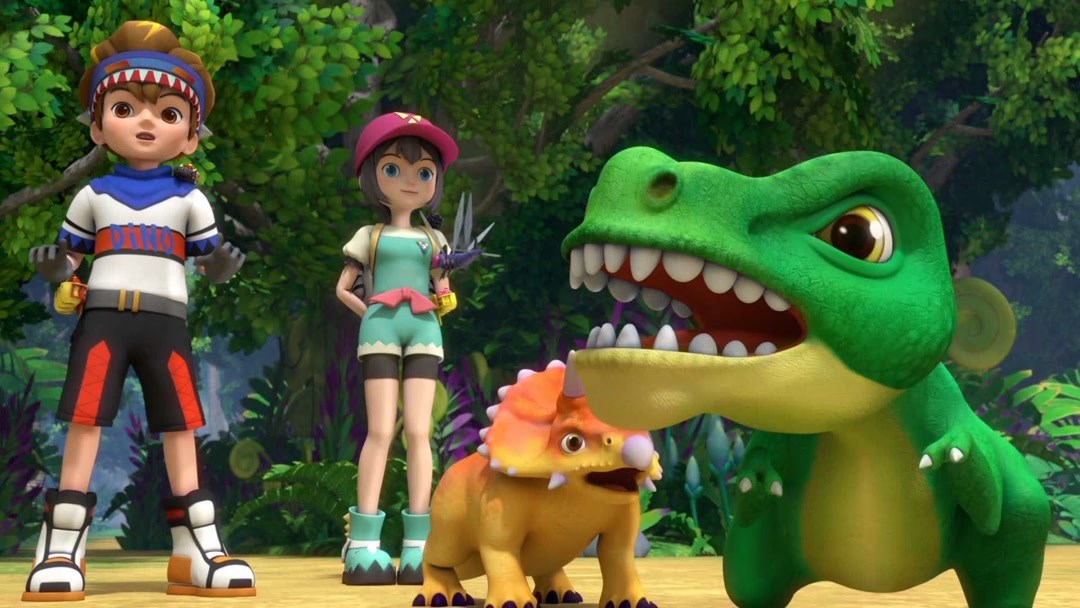 心奇爆龙战车之机甲战龙 第4集 侏罗纪森林之战