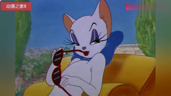_汤姆遇见女猫,丘比特腾空而出,造头一锤子