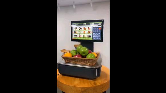 让开店更容易 触控条码秤+多品一签 称重如此简单☑