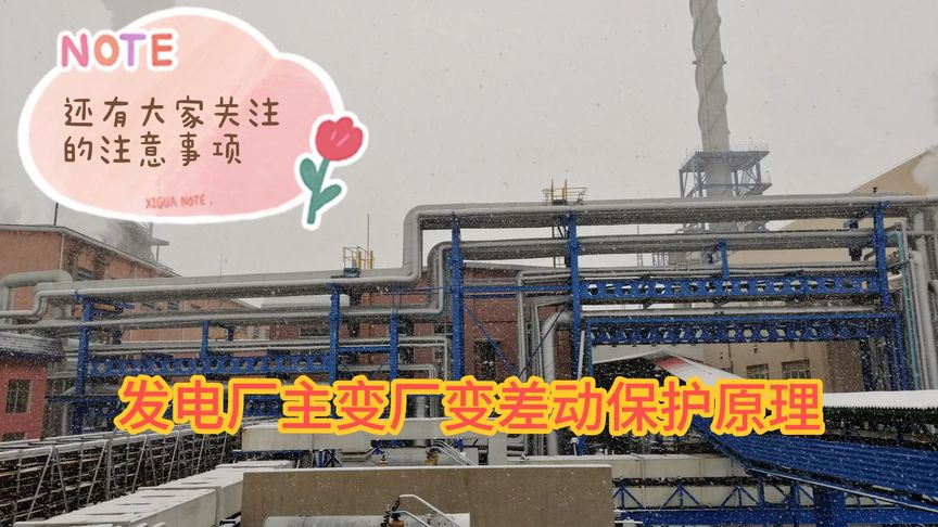 发电厂主变及厂变差动保护原理,调试方法及注意事项!它们不同哦