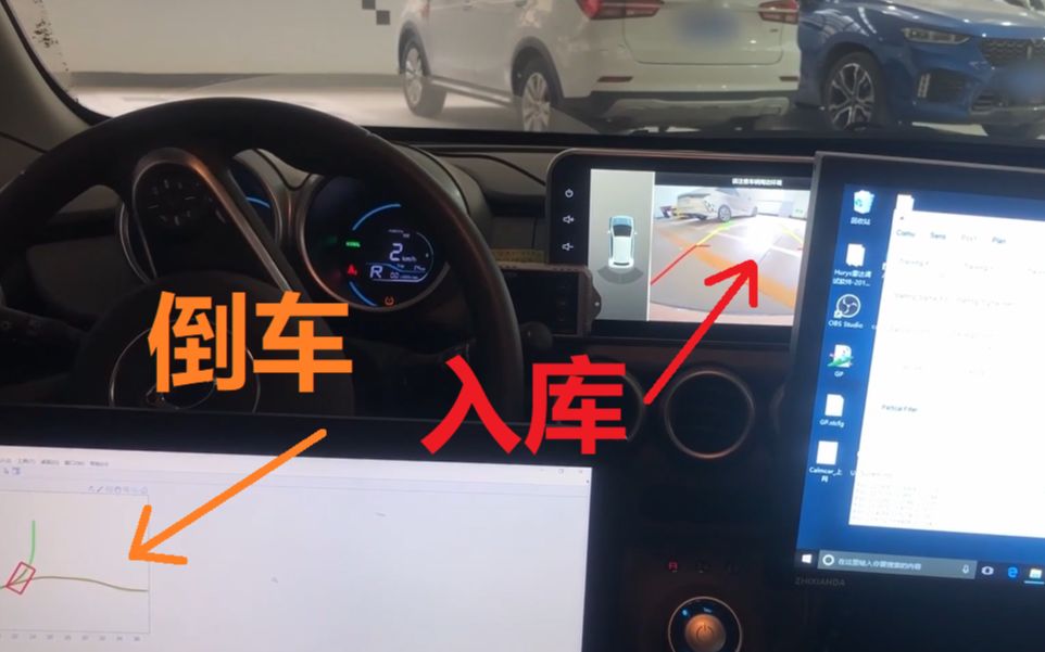 数字孪生平台上开发自动泊车控制