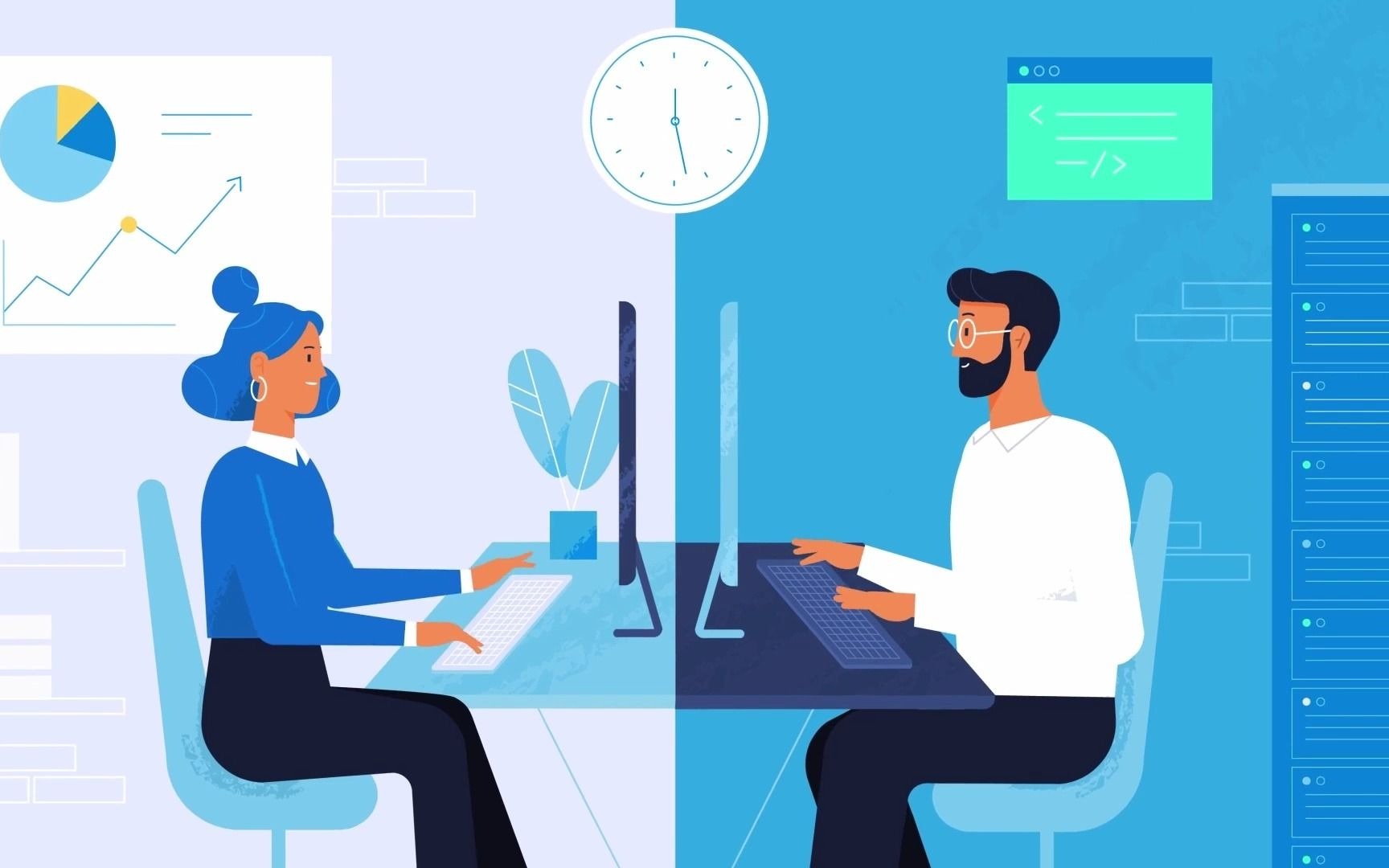 【二维动画】idico视频公司互联网数字营销主题MG产品解说动画《...