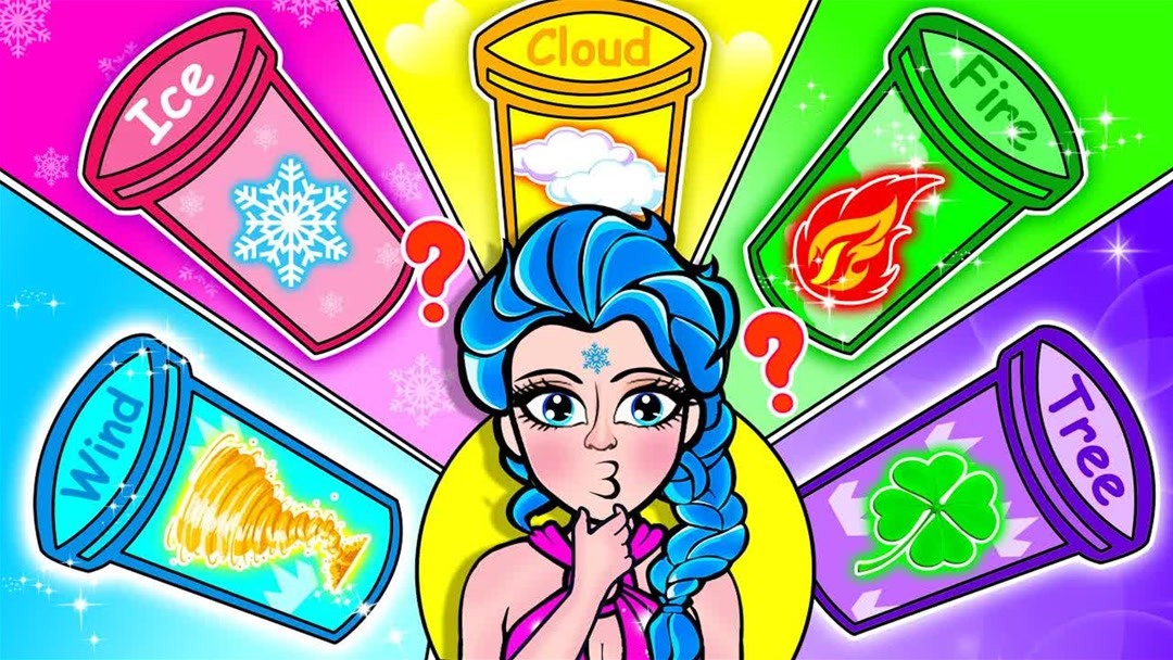 剪纸动画:女孩吃了很多冰淇淋,手碰到哪都会结冰,这下该怎么办