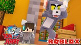 Roblox猫和老鼠模拟器!变成杰瑞逃离汤姆的追捕?面面解说