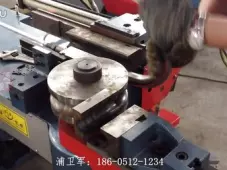 50单头半自动弯管机操作演示