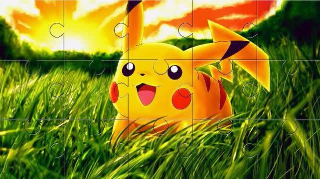 神奇宝贝精灵宝可梦皮卡丘拼图游戏,婴幼儿宝宝早教...