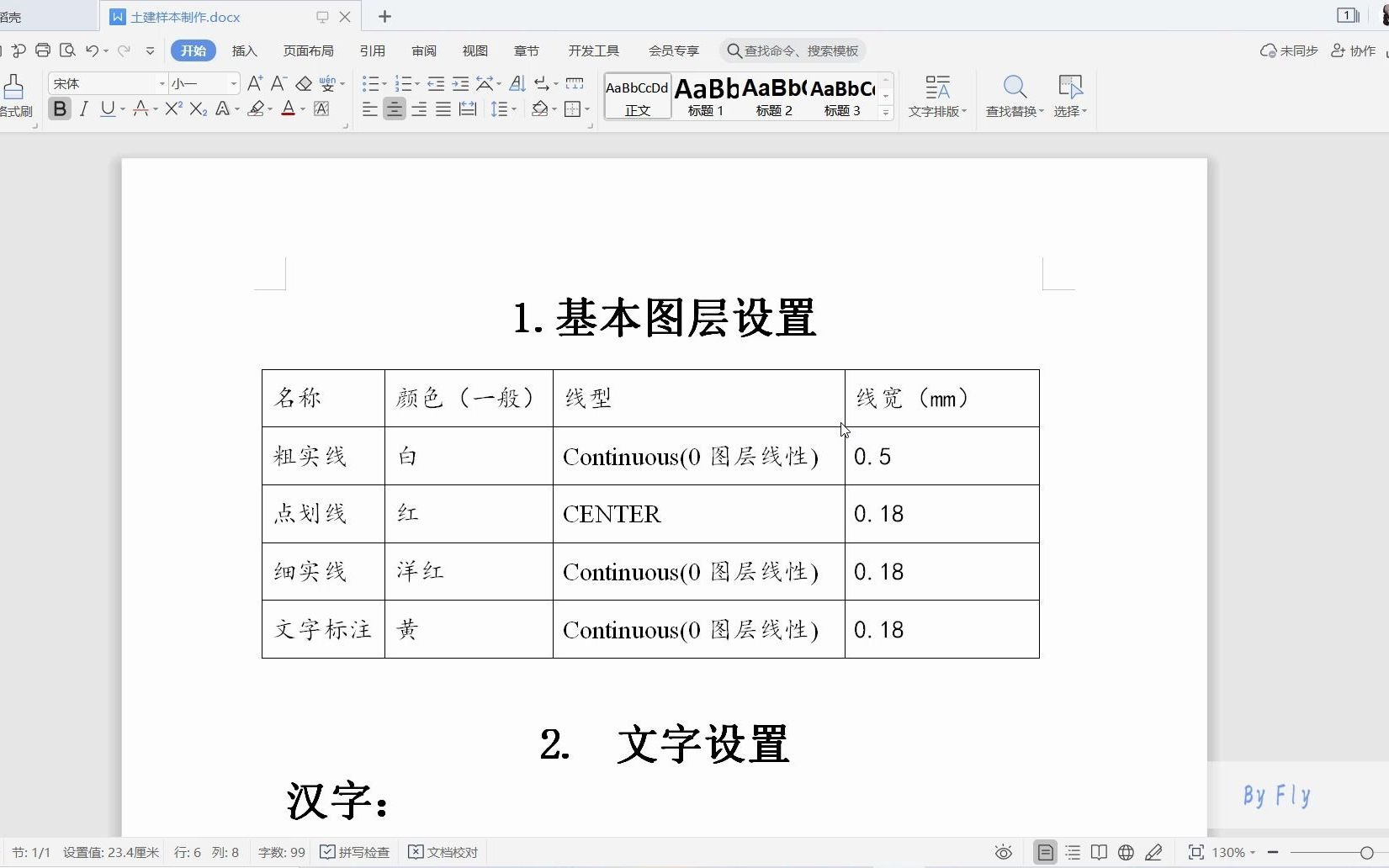 CAD样本文件制作(建筑方向)