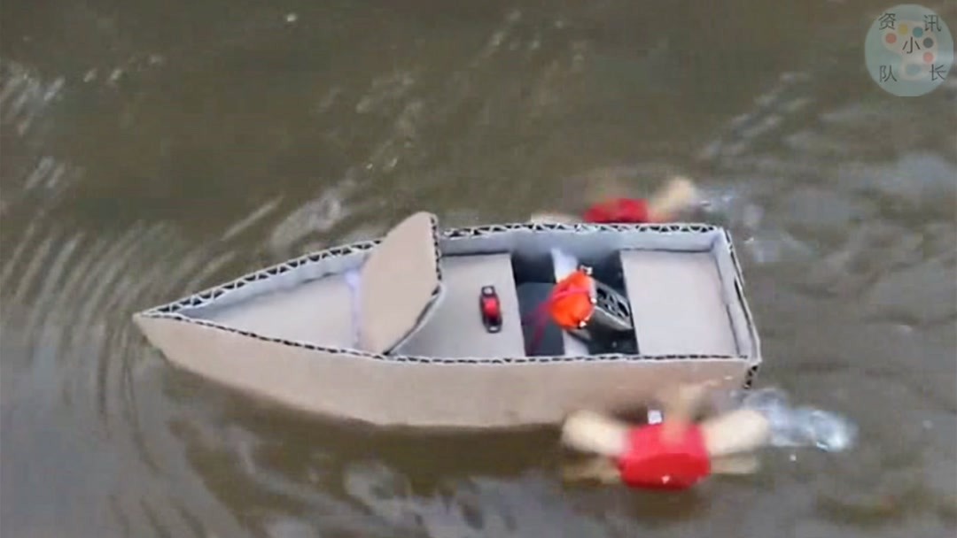 用纸板制作电动船,会进水吗,能在水上跑起来吗