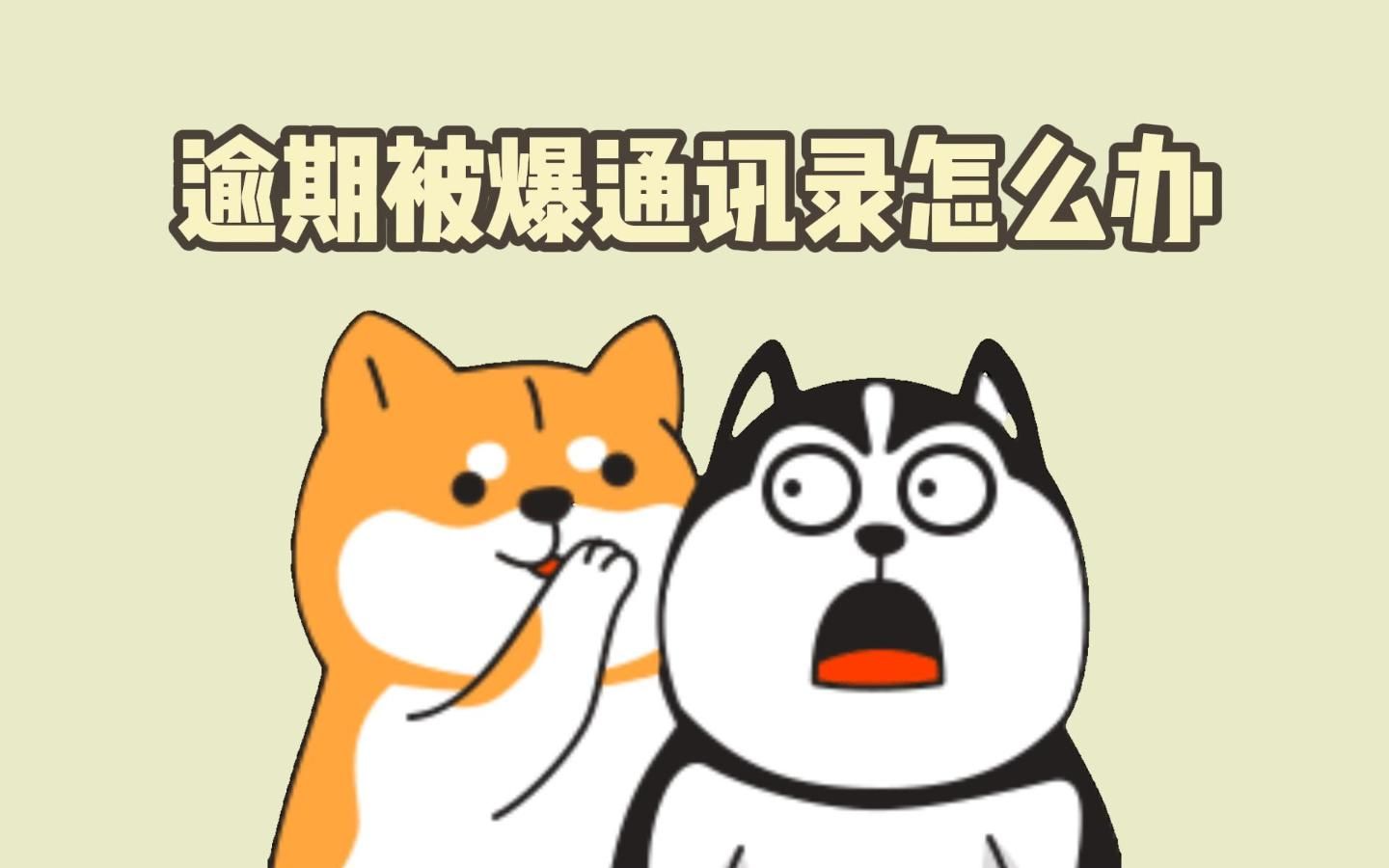 逾期被爆通讯录?不要怕,只需这样做!