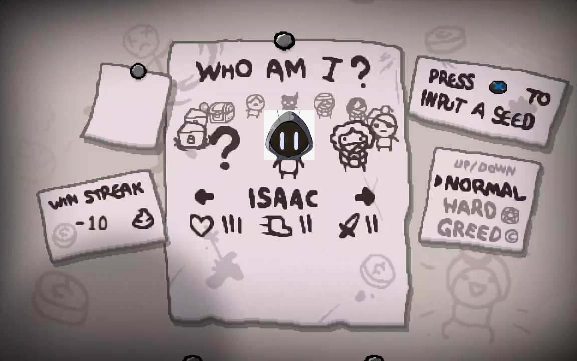 【zelo的glog】以撒的结合胎衣+ 不加mod通关简单模式