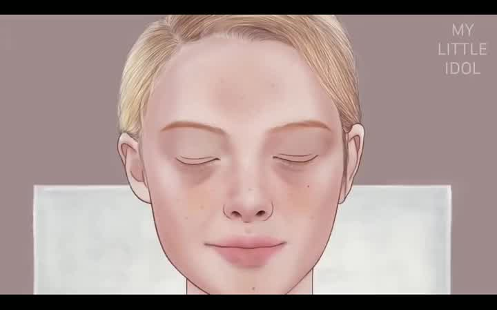 化妆卸妆助眠视频 定格动画