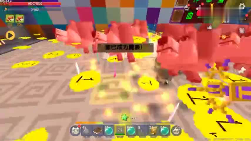 迷你世界:新版关门打狗,小正得到魔界神剑,一刀秒全屏