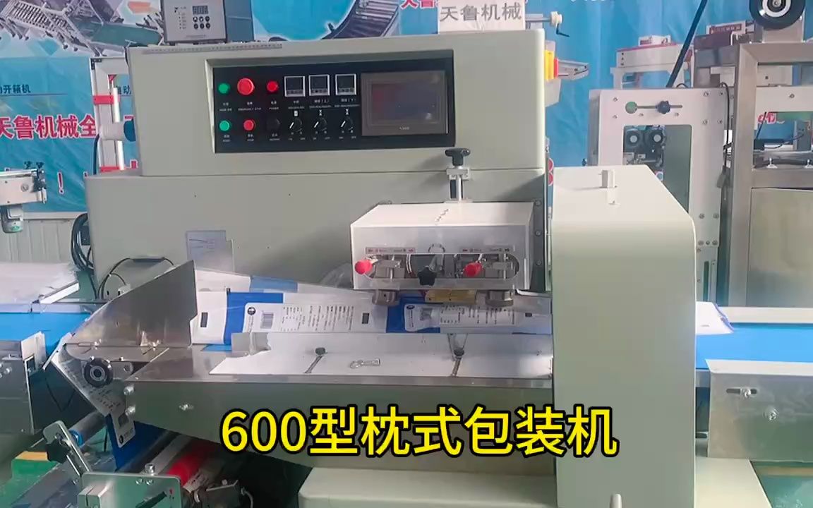600型枕式包装机 济南天鲁袋装馒头包装机