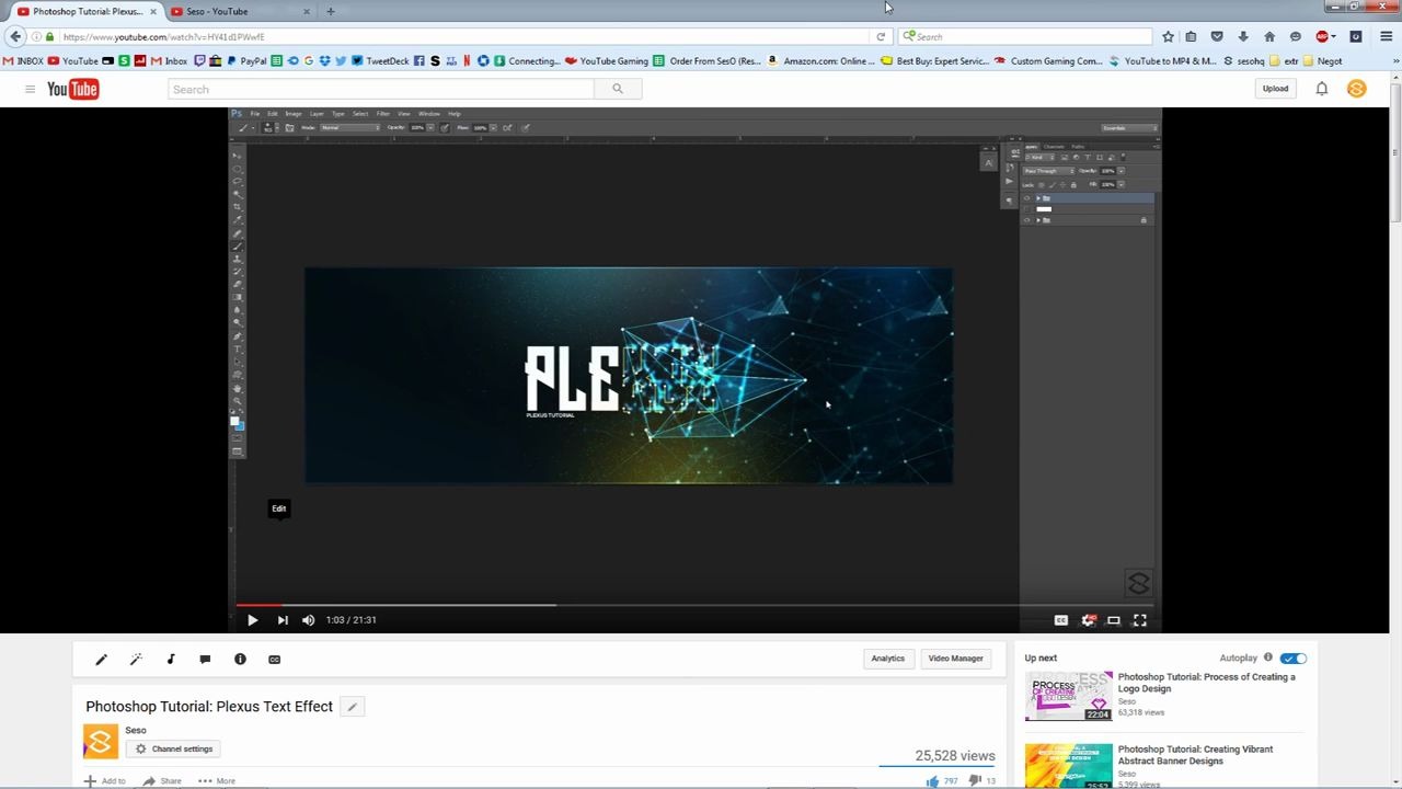 PS+C4D制作Plexus 3D文字效果 3D Plexus Text Effect