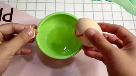 用鸡蛋能做起泡胶?不用胶水,不用粘土,不用成型水,最后能成功