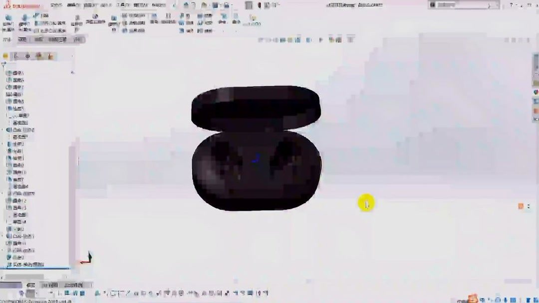 solidworks 建模过程18——蓝牙耳机盒(放样凸台 抽壳 镜像)
